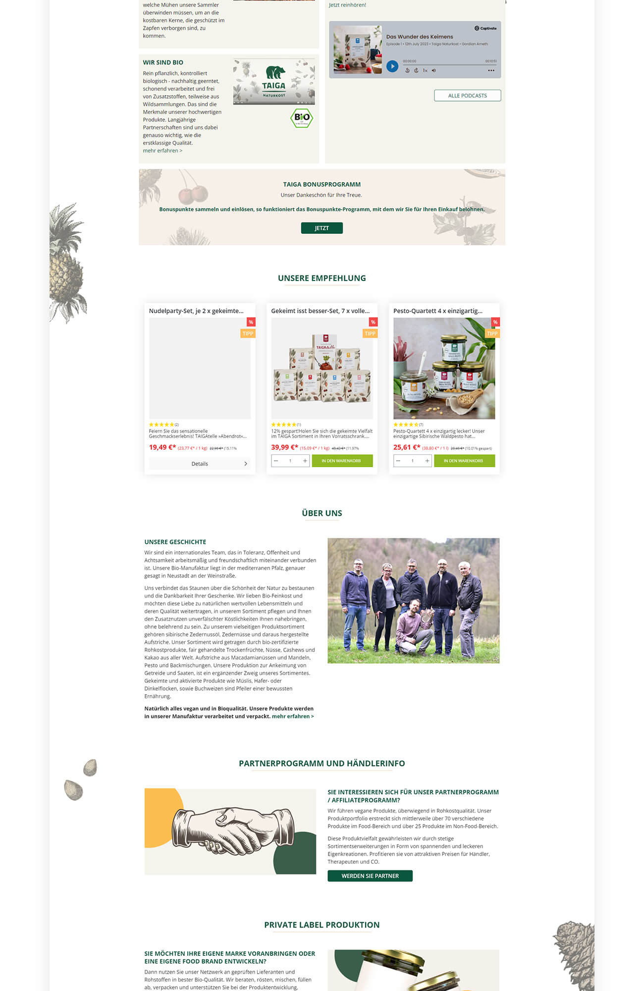 TAIGA Store - hyperdigital